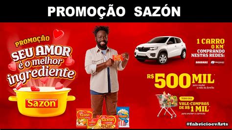 PROMOÇÃO SAZON SEU AMOR É O MELHOR INGREDIENTE 2022 YouTube