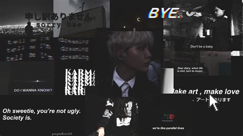 The Best 30 Bts Black Aesthetic Wallpaper For Laptop Quoteqcalculate