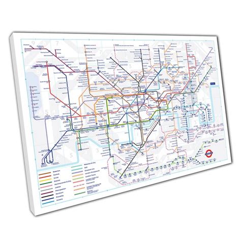 Framed Map Of London Underground Lagoagrio Gob Ec