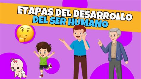 ETAPAS DEL DESARROLLO DEL SER HUMANO Para niños YouTube