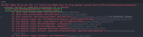 启动 tomcat 后报出 java 永久区内存溢出（outofmemoryerror） 白墨mo 博客园