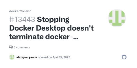 stopping docker desktop doesn t terminate docker desktop data wsl2 distro · issue 13443