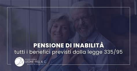 pensione di inabilità Avvocato Leone Fell C