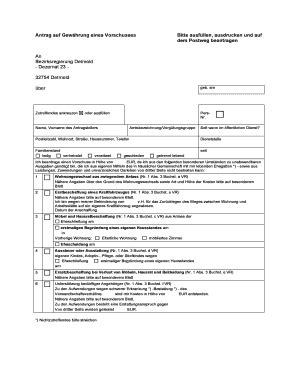 Ausfüllbar Online bezreg detmold nrw Antrag auf Gewhrung eines