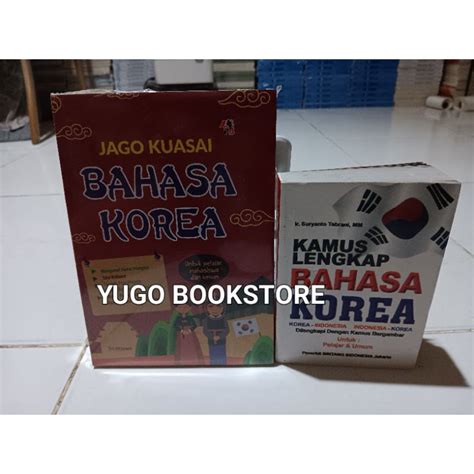 Jual PAKET 2 BUKU JAGO KUASAI BAHASA KOREA KAMUS LENGKAP BAHASA KOREA