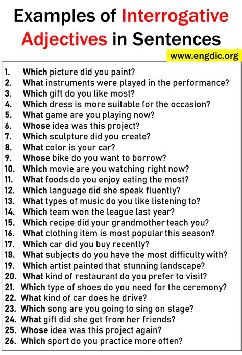 50 Example Sentences Of Adjective Adjectives English 46 OFF