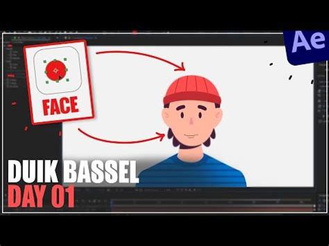 142 Duik Bassel DAY 01 Face Rig With Controller After Effects