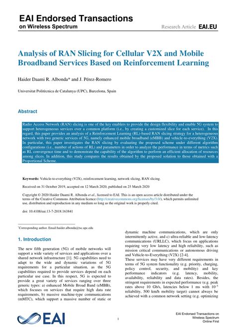 pdf analysis of ran slicing for cellular v2x and mobile broadband services based on
