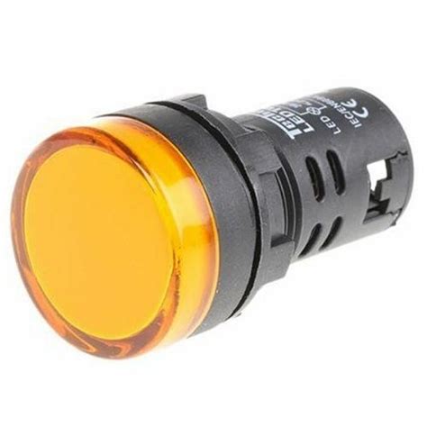 Rojo Luz Piloto LED De 22 Mm Para Paneles De Control 230 VAC