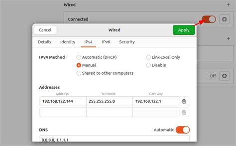 How To Set A Static IP Address On Ubuntu Linux Start