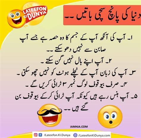 30 Best New Funny Jokes In Urdu Collection With Pictures