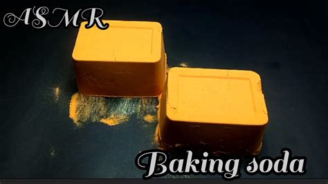 ASMR Baking Soda Orange Crushing Satisfying Bakingsoda Crushing