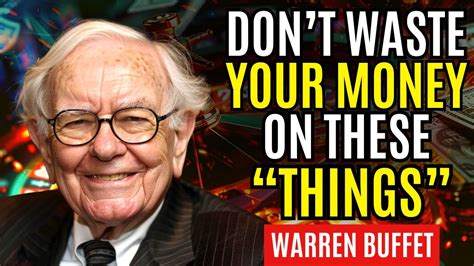 7 Things POOR People Waste Their MONEY On By Warren Buffett YouTube