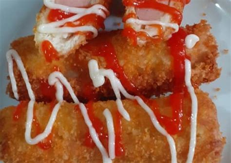 Resep Roti Tawar Goreng Sosis Oleh Ihat2 Cookpad