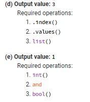 Solved Construct A Single Python Expression Which Evaluates Chegg