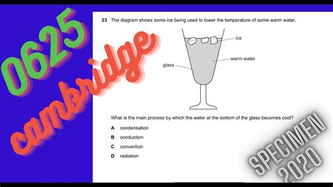 IGCSE Physics Paper 2 Specimen 2020 0625 2 Sp Q23 SOLVED YouTube