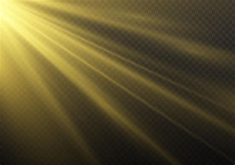 Rayos De Sol Dorados Resplandor De Destello De Estrella Amarilla Brillo