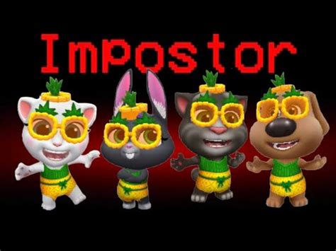 Impostor My Talking Tom Friends Among Us Funny Youtube