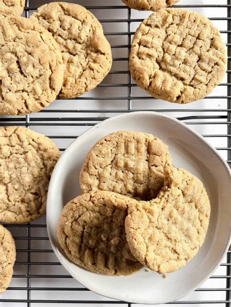 Old Fashioned Peanut Butter Cookies Soft Chewy Big Delicious Life