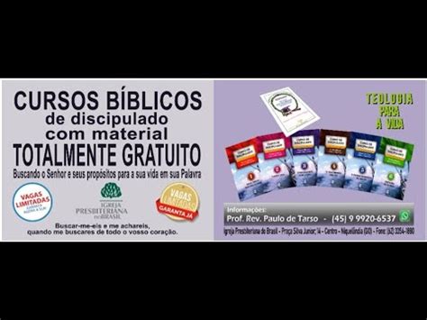 DISCIPULADO O QUE É Se inscreva e faça o seu Curso YouTube