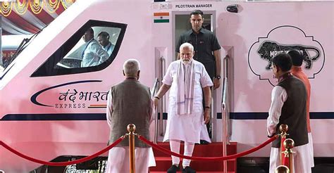 PM Modi Flags Off 5 Vande Bharat Trains Travel Onmanorama