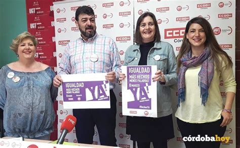CCOO califica de éxito los paros convocados por el Día de la Mujer