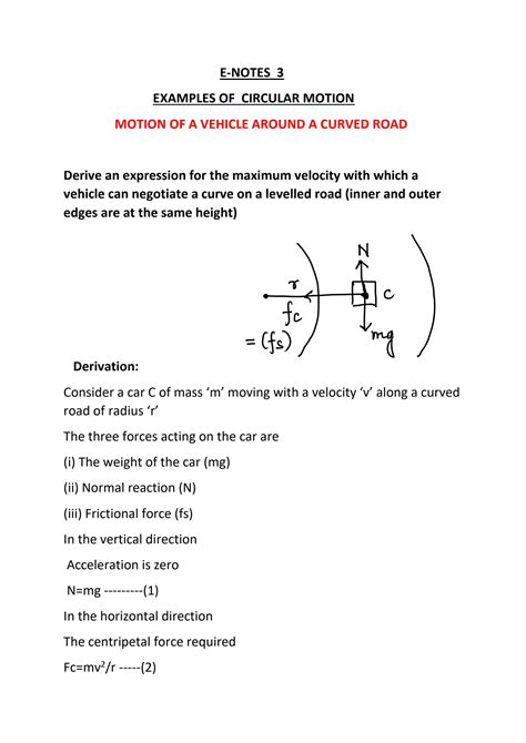 SOLUTION Laws Of Motion Circular Motion Class 11 PHYSICS Studypool