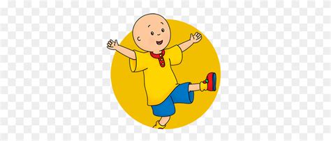 Caillou Waving Transparent Png Caillou Png Flyclipart