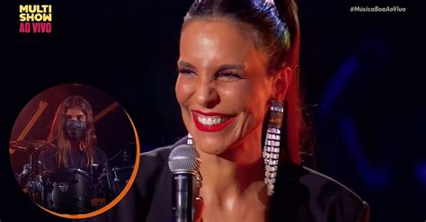 Ivete Sangalo canta ao lado do filho Marcelo e se emociona Você é