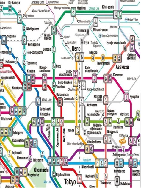 Japan Metro Toei Subway Jr Rail Train Maps Lines By Janice Ong