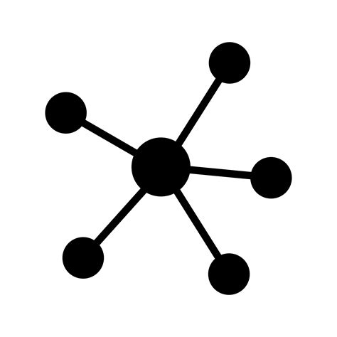 Networking Diagram Vector Icon Vector Art At Vecteezy