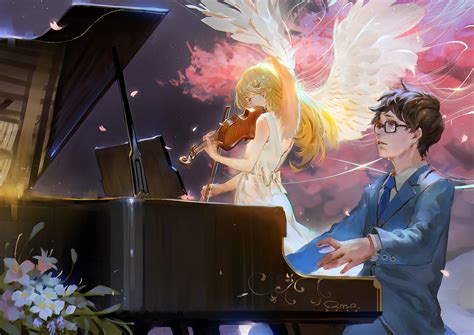 Shigatsu Wa Kimi No Uso Your Lie In April Image By QMO 1982684