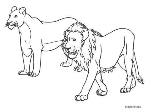 Dibujos De Leon Para Colorear P Ginas Para Imprimir Gratis