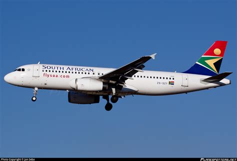 ZS SZY South African Airways Airbus A320 232 Photo By Jan Seba ID