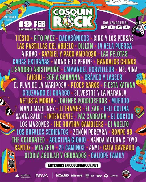 Toda la información sobre el festival de música Cosquín Rock