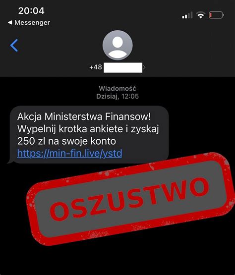 Uwaga na fałszywe SMS y które wykorzystują wizerunek MF