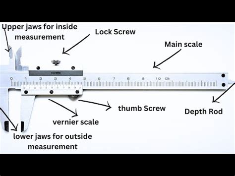 Vernier Caliper Parts Working Principle Verniercaliper Mechanical