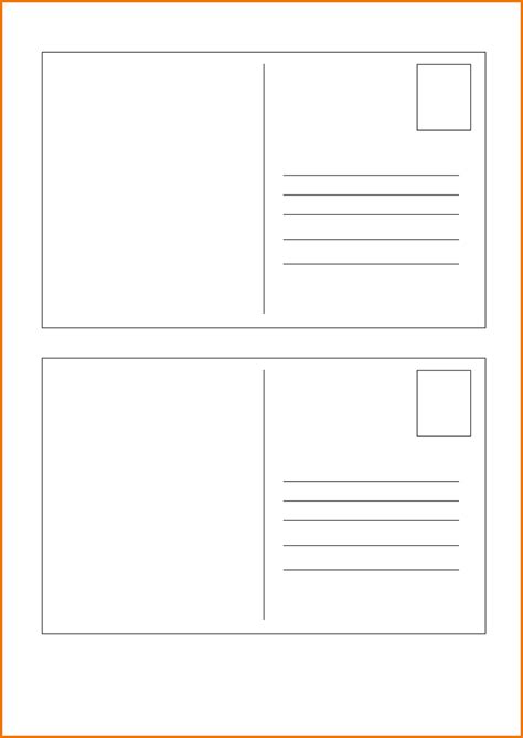 Microsoft Word 20X20 Postcard Template Sfiveband