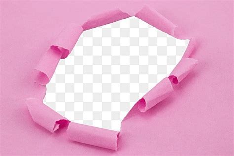 C Rculo De Papel Cortado Em Papel Rosa Rasgado Vetor Png Cortar