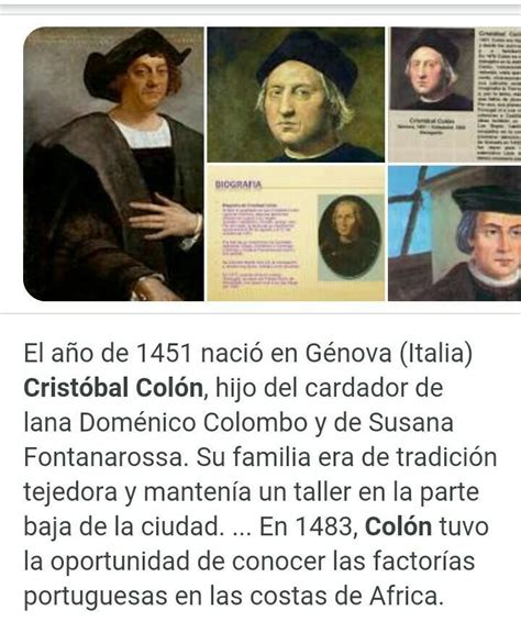 Me preparé Hacer un nombre sed biografia sobre cristobal colon Adición