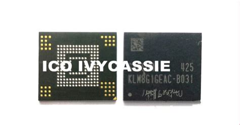 KLM8G1GEAC B031 emmc 8 gb bga153 nand 플래시 메모리 ic 칩은 100 테스트를 거쳤습니다