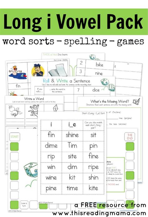 Short And Long Vowel I Worksheet Have Fun Teaching Worksheets Library