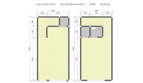 Contoh Denah Ruko 2 Lantai 5x10 Storage Container IMAGESEE