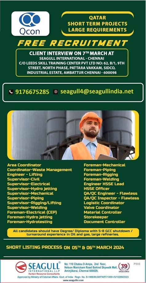 Gulf Jobs Vacancies Today Overseas Employment Updates 7 Mar 2024
