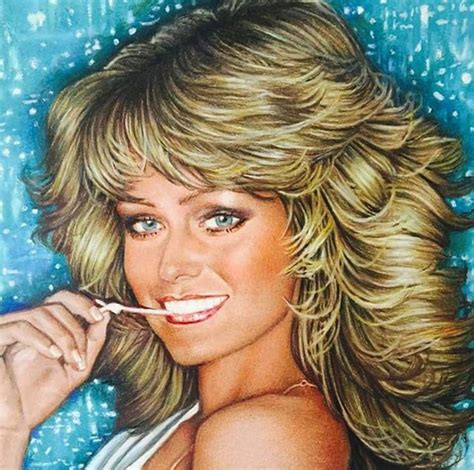 Pin On FARRAH FAWCETT ART