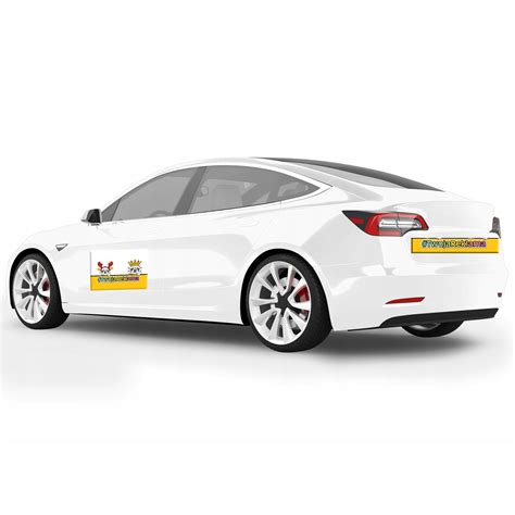 MAGNES na AUTO samochód reklama magnetyczna 30x10 Magnes 30x10cm za 31