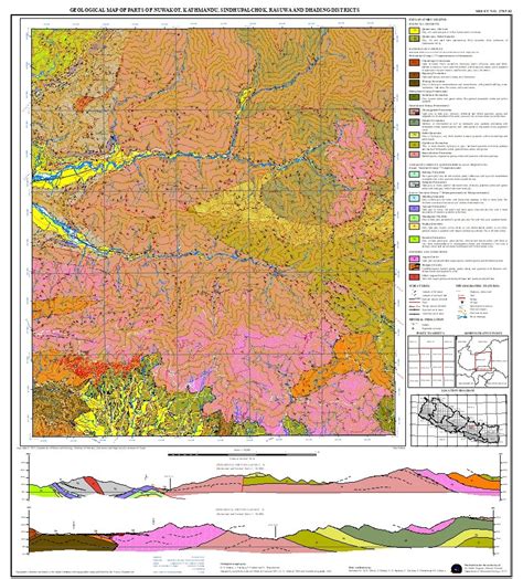 Pdf Geological Map Of Parts Of Nuwakot Kathmandu Sindhupalchok