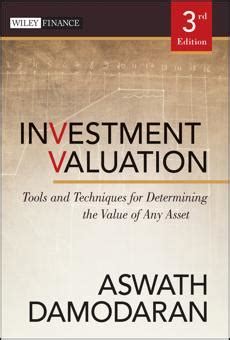 PDF Investment Valuation By Aswath Damodaran EBook Perlego
