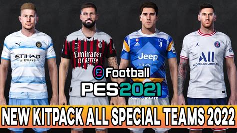 Pes New Kitpack All Special Teams Youtube