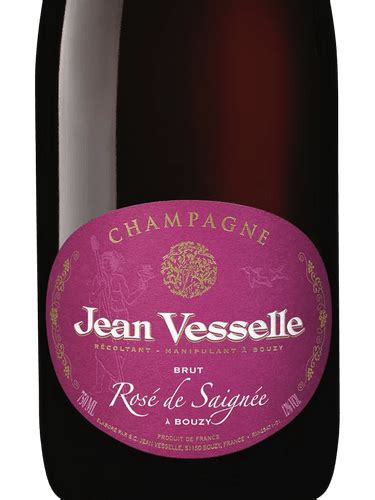 N V Jean Vesselle Rosé de Saignée Brut Champagne Grand Cru Bouzy